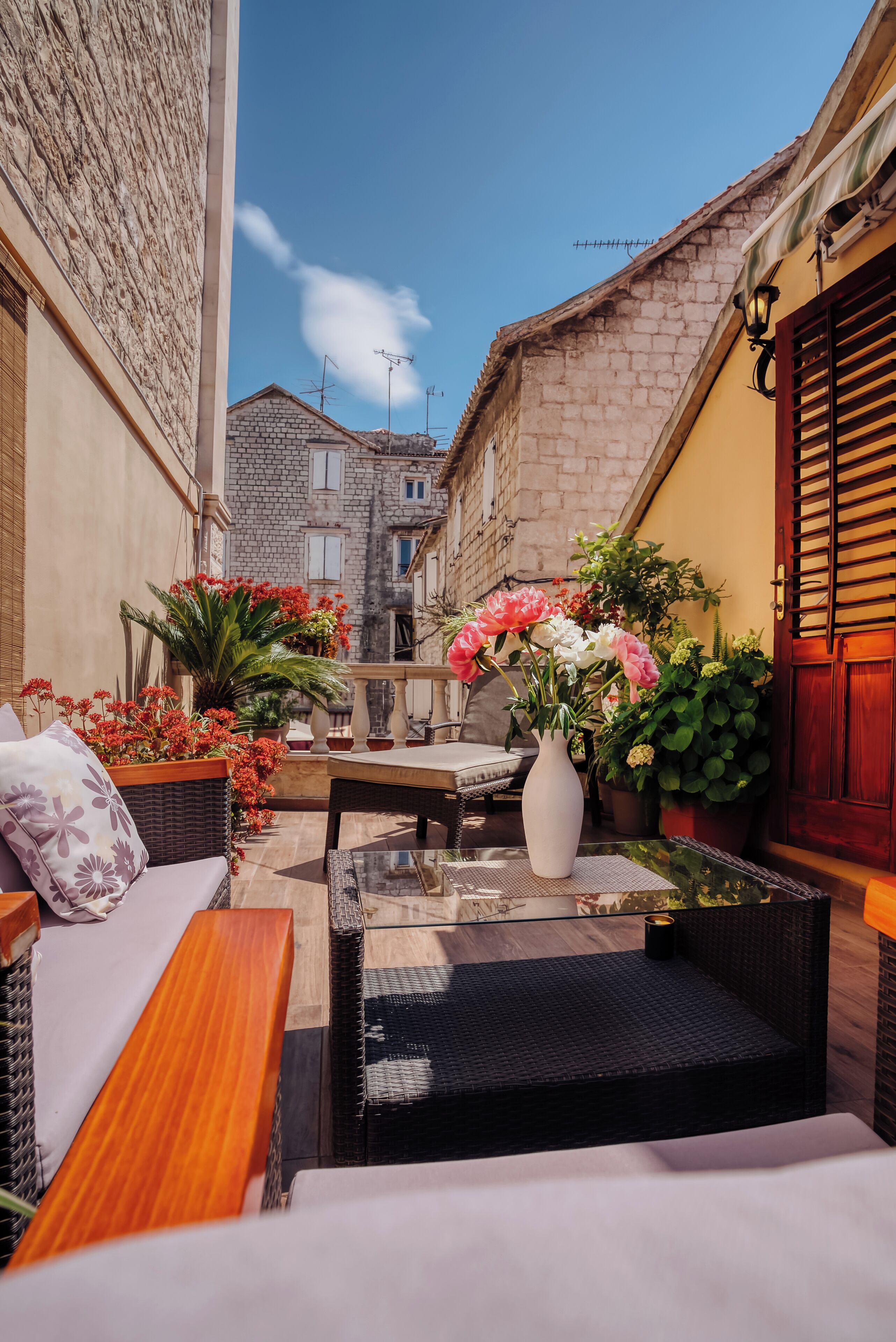 Apartamento Comfort, Vista para a cidade | Terraço/pátio interior