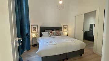 Apartamento família | 2 quartos, cortinas blackout, ferros/tábuas de passar roupa