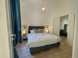 Apartamento família | 2 quartos, cortinas blackout, ferros/tábuas de passar roupa