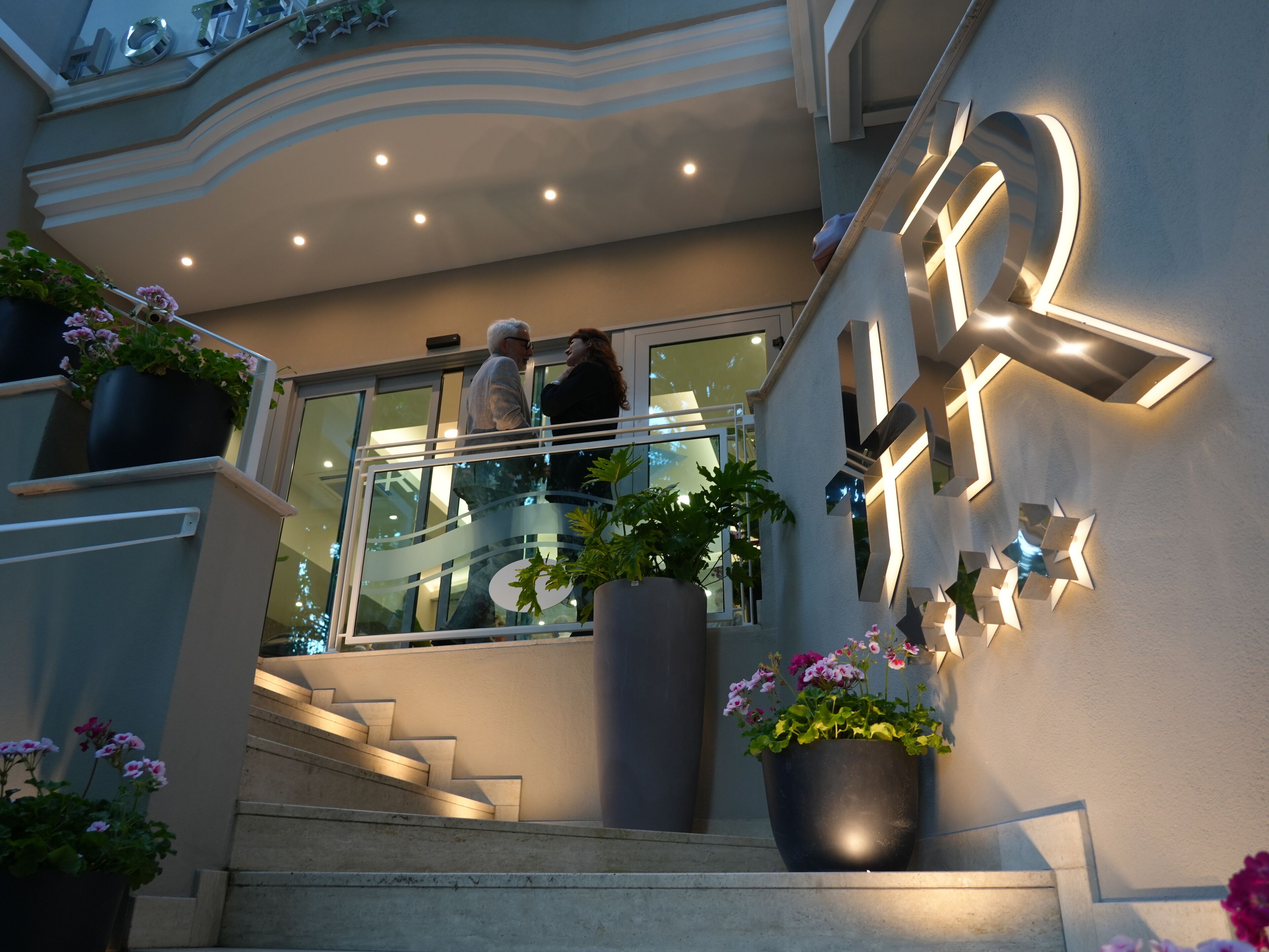 Entrada do alojamento