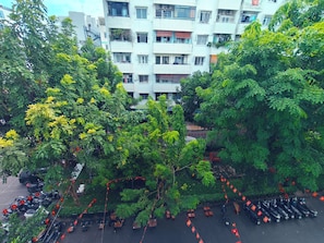 Vista para a cidade desde o alojamento