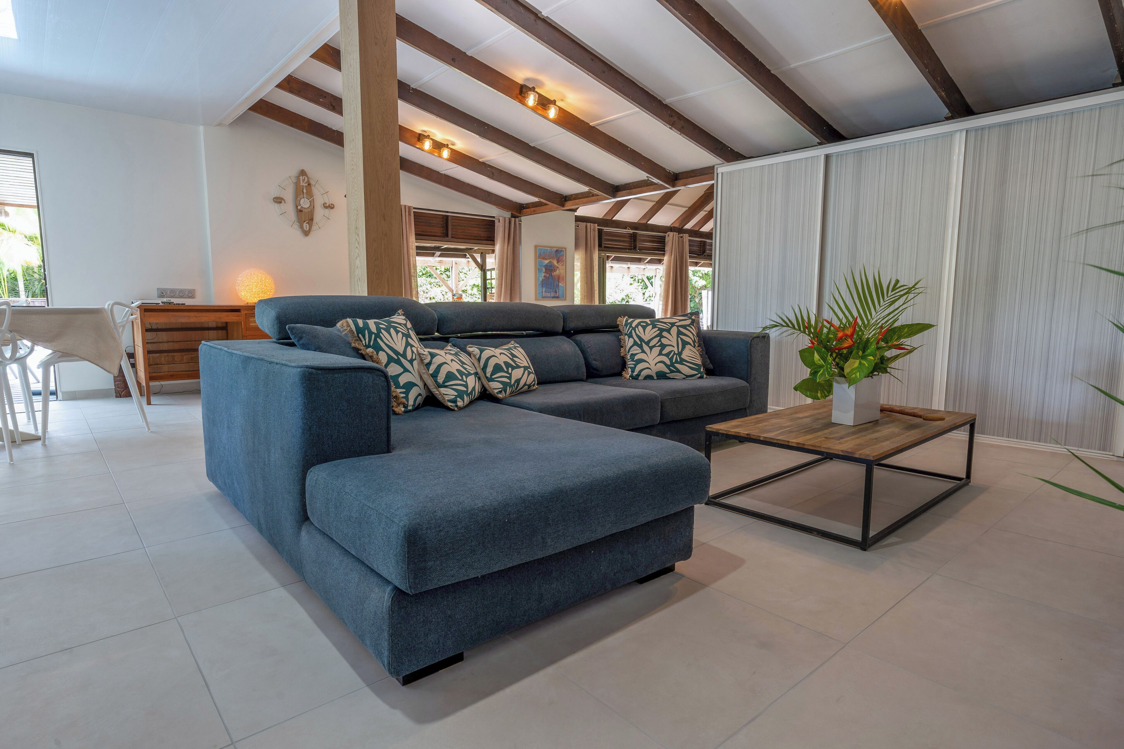 Villa Chaleureuse Et Conviviale, Pour 8, Piscine, 4 Chambres Avec Climatisation. - Polynésie française