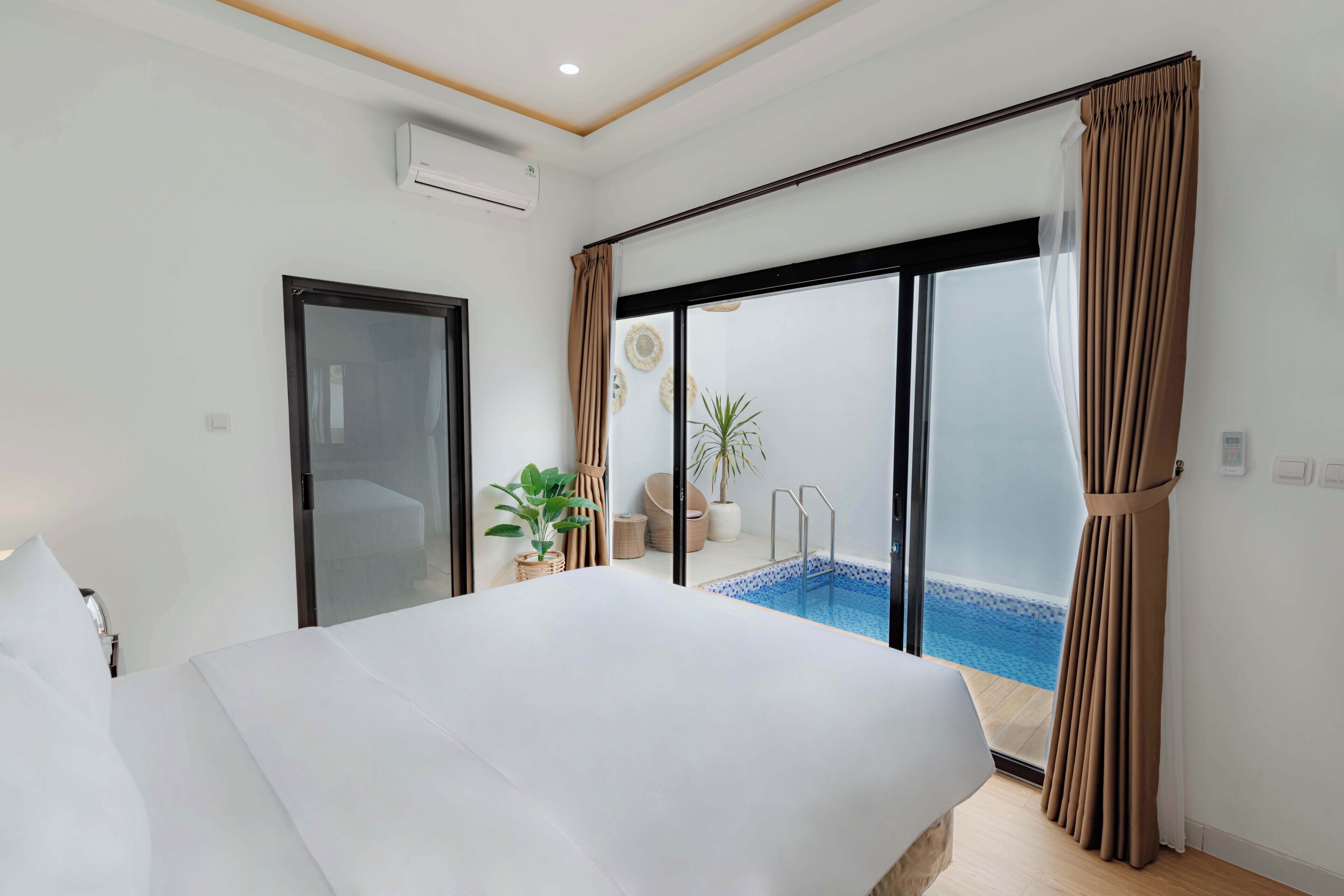 Villa Deluxe, 1 quarto, vista para a piscina | Vista da varanda