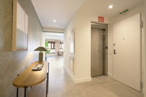 Apartamento Exclusivo, cozinha, Vista para a cidade | Sala de estar