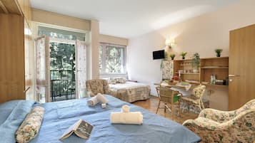 Wi-Fi de cortesia, roupa de cama