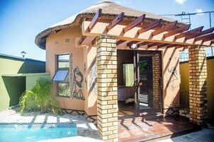 Chalé de Luxo | Terraço/pátio interior