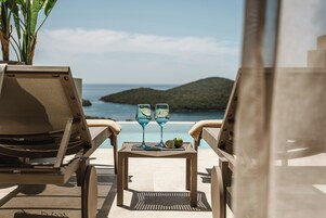 Quarto casal premium, vista para o mar | Vista do quarto