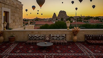 Terraço no piso superior