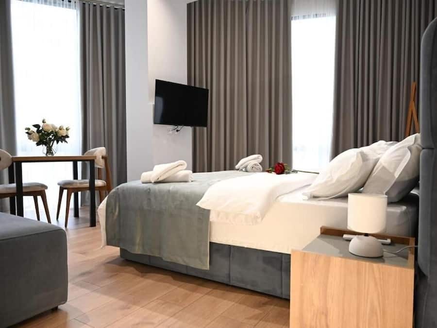 Suíte estúdio júnior | Wi-Fi de cortesia, roupa de cama