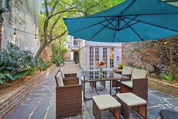 Casa de Férias Superior, vista para o pátio | Terraço/pátio interior