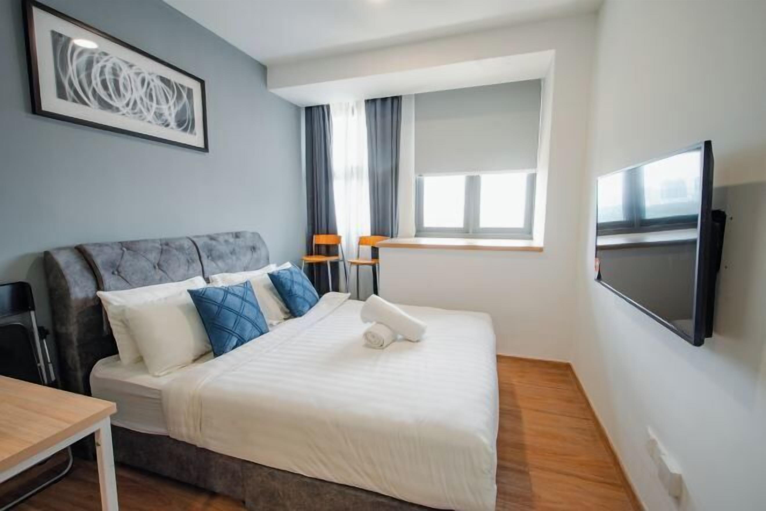 Wi-fi grátis, roupa de cama fornecida 