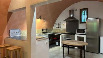 Apartamento, vista para a montanha | Cozinha privada