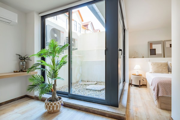 Apartamento básico, 1 cama de casal e sofá-cama, para não fumantes | Área de estar