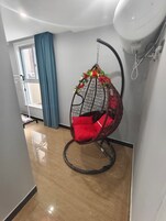 Suíte conforto, ar-condicionado, vista para a montanha | Roupas de cama premium, edredons de pluma, escrivaninha