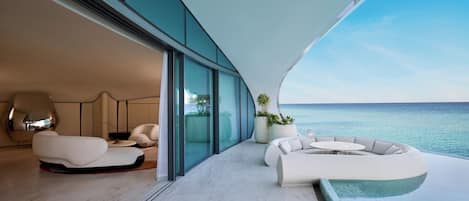Villa, vista para o mar | Vista do quarto