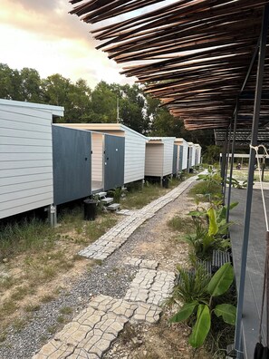 Bangalô, 1 quarto, para fumantes, sacada | Área da propriedade