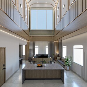 Suite Presidencial | Sala de estar | Smart TV de 43 polegadas com canais digitais 