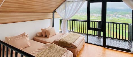 Quarto família, vista para a montanha | Wi-Fi de cortesia