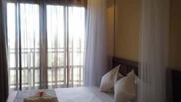 Wi-Fi de cortesia, roupa de cama