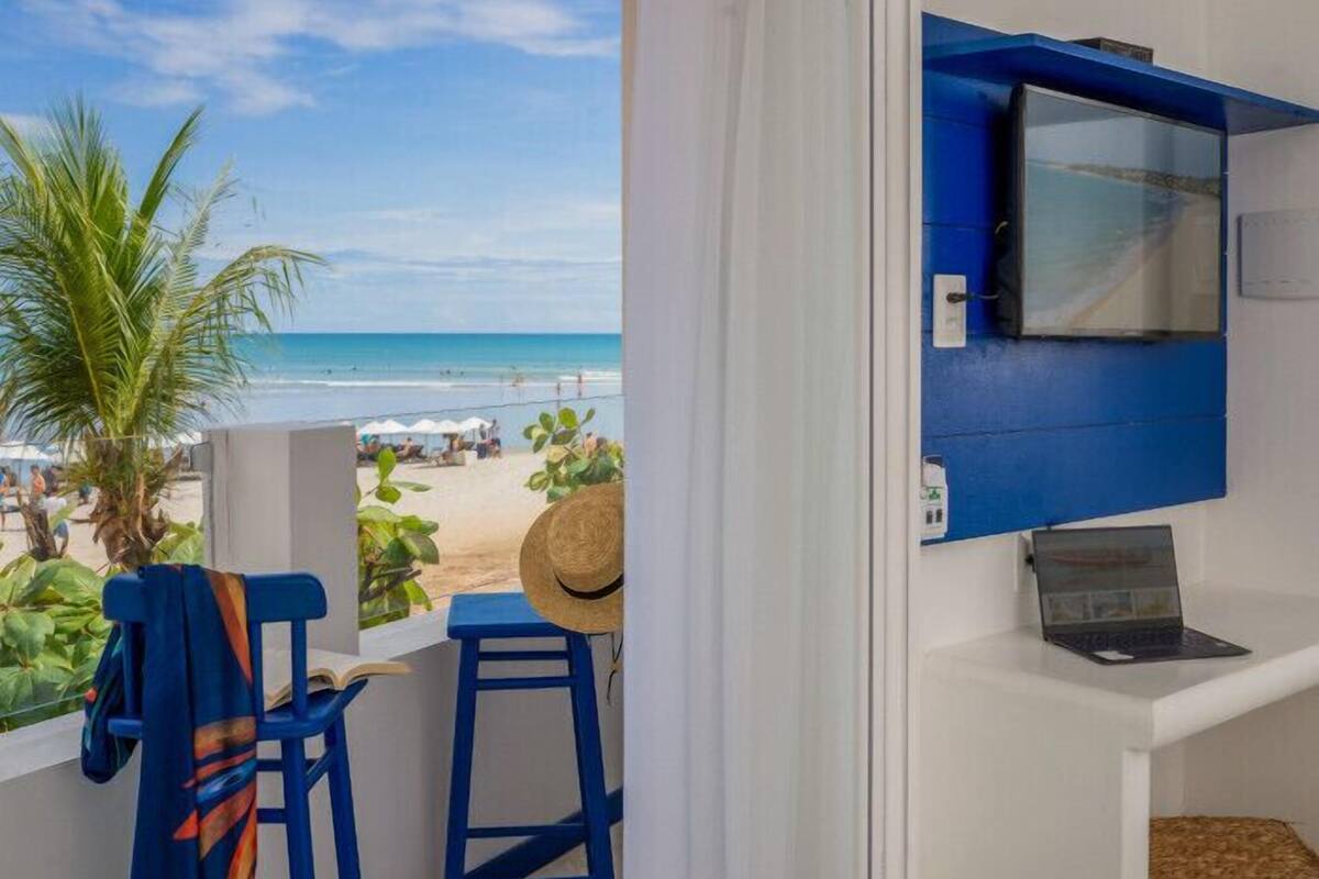 Quarto panorâmico, vista para o mar | Cofres nos quartos, cortinas blackout, quartos à prova de som