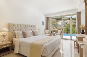Suite Premium, piscina privativa | Cofre no quarto, Wi-fi grátis, roupa de cama fornecida 