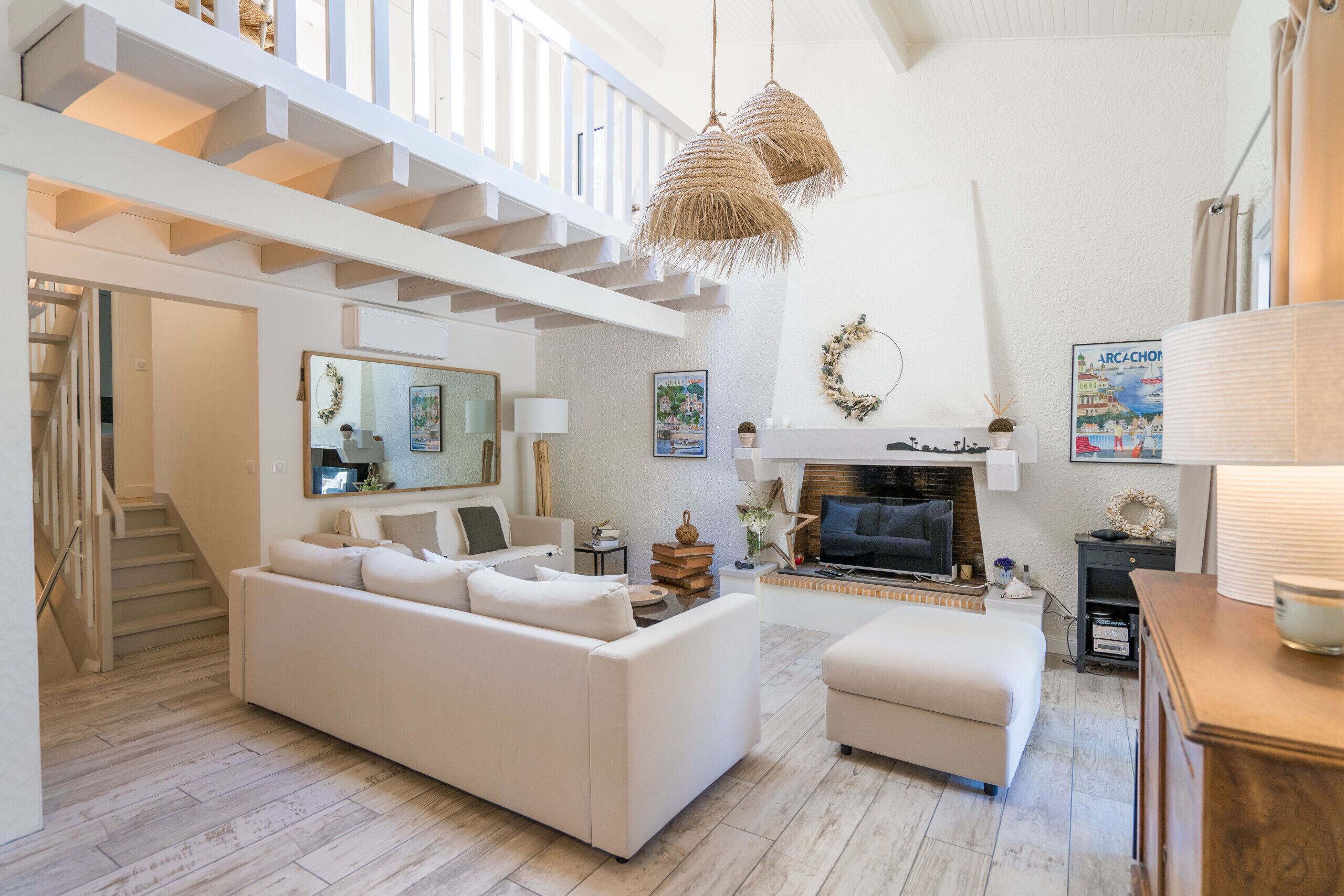 Villa Familiale Climatisée Avec Piscine - Pyla sur Mer