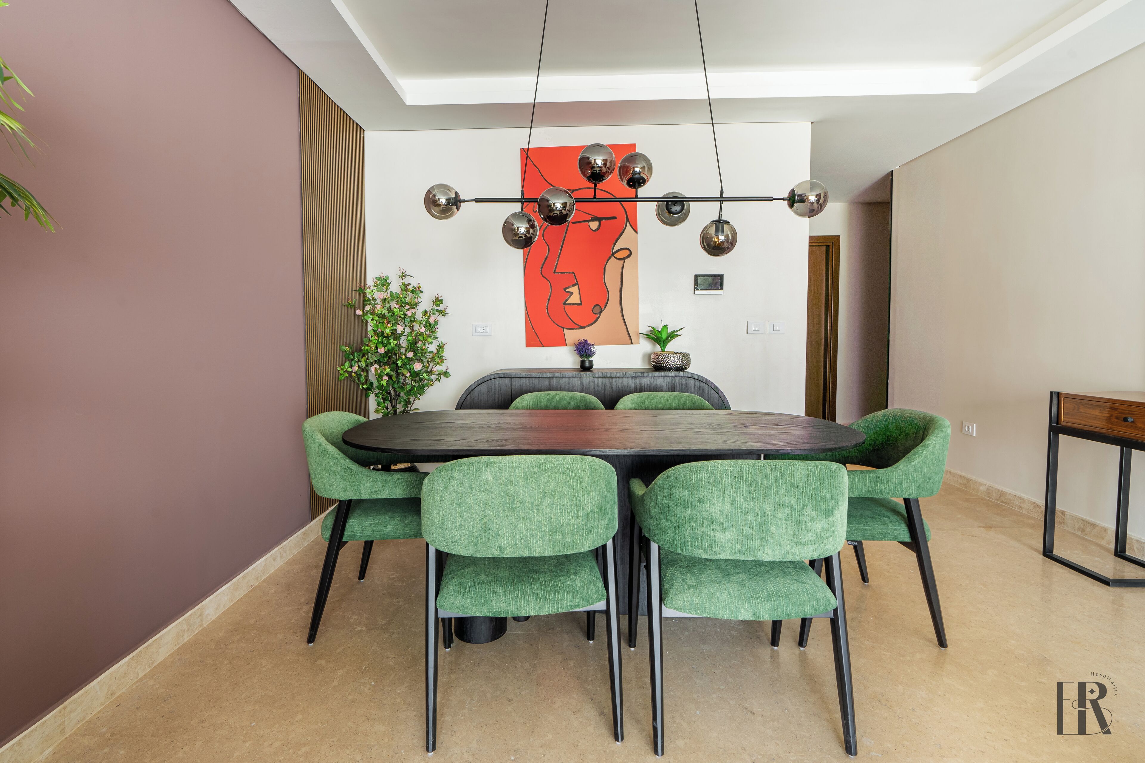 Apartamento superior | Sala de jantar