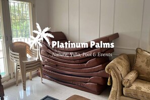 Villa, 3 quartos, acessível, fumadores | Sala