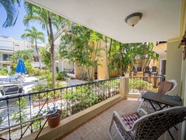 Apartamento, 1 quarto, para fumantes, sacada | Sacada