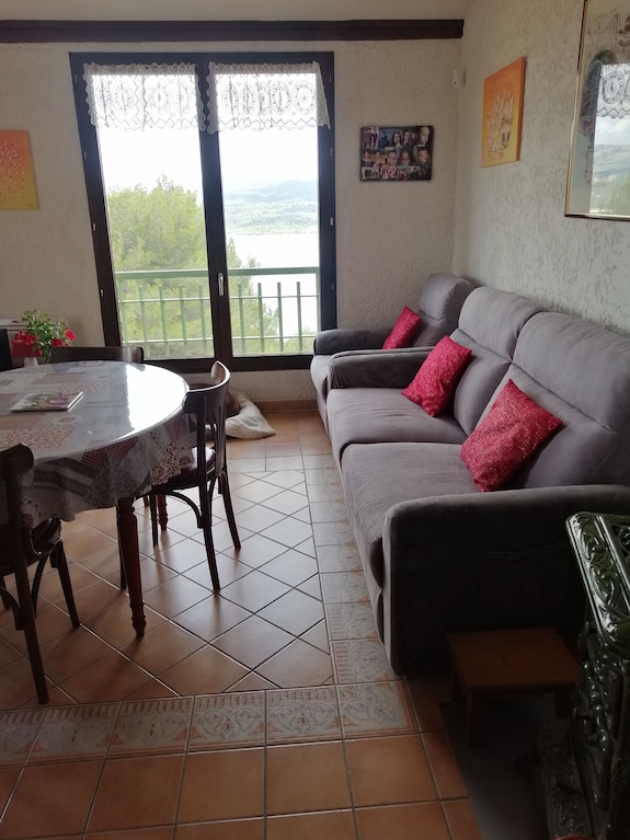3 Pièces 55 M2, Terrasse 15 M2, Vue Imprenable ,4 Personnes, Clim, Wifi - Les Salles-sur-Verdon