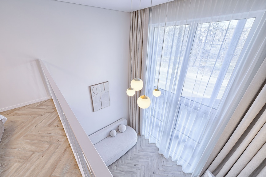 Sunny Loft 2 With Wifi/ac/parking - 빌뉴스