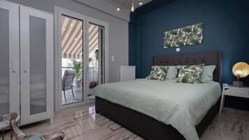 Apartamento Comfort, 2 quartos, não fumadores | 2 quartos, secretária adequada para computadores portáteis