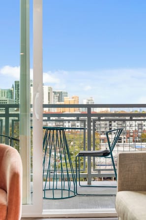 Apartamento superior, 1 quarto | Terraço/pátio