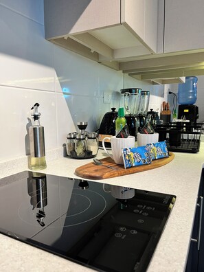 Apartamento de Luxo, varanda, Vista para a cidade | Cozinha privada