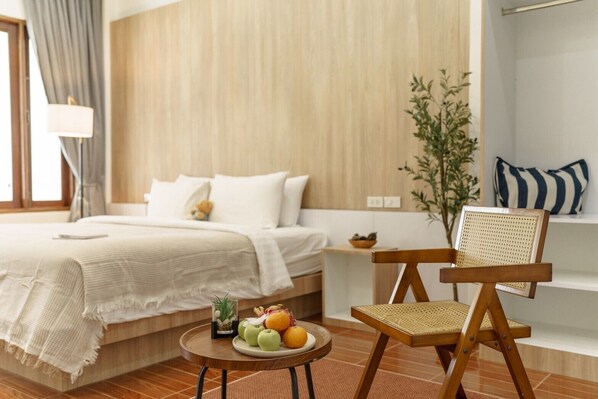 Quarto Duplo Deluxe | Com decoração personalizada, com mobília individualizada