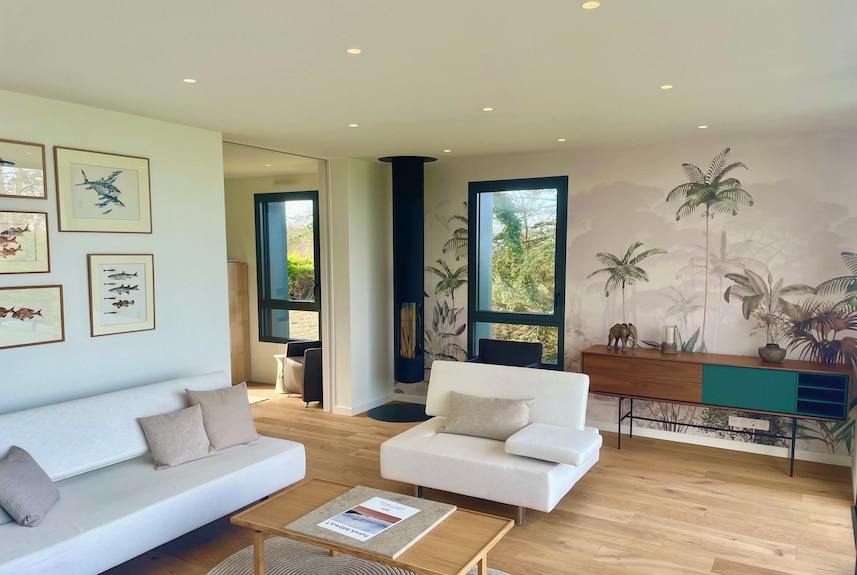 Hiran Ma Wel Architect-designed House With Sea View - Plougrescant