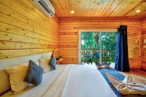 Chalé | 1 quarto, roupa de alta qualidade, camas de colchão Select Comfort