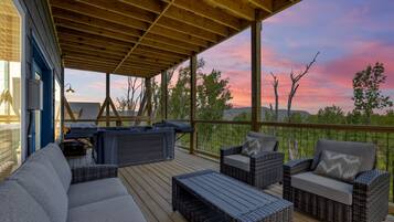 Cabana, 3 quartos | Terraço/pátio