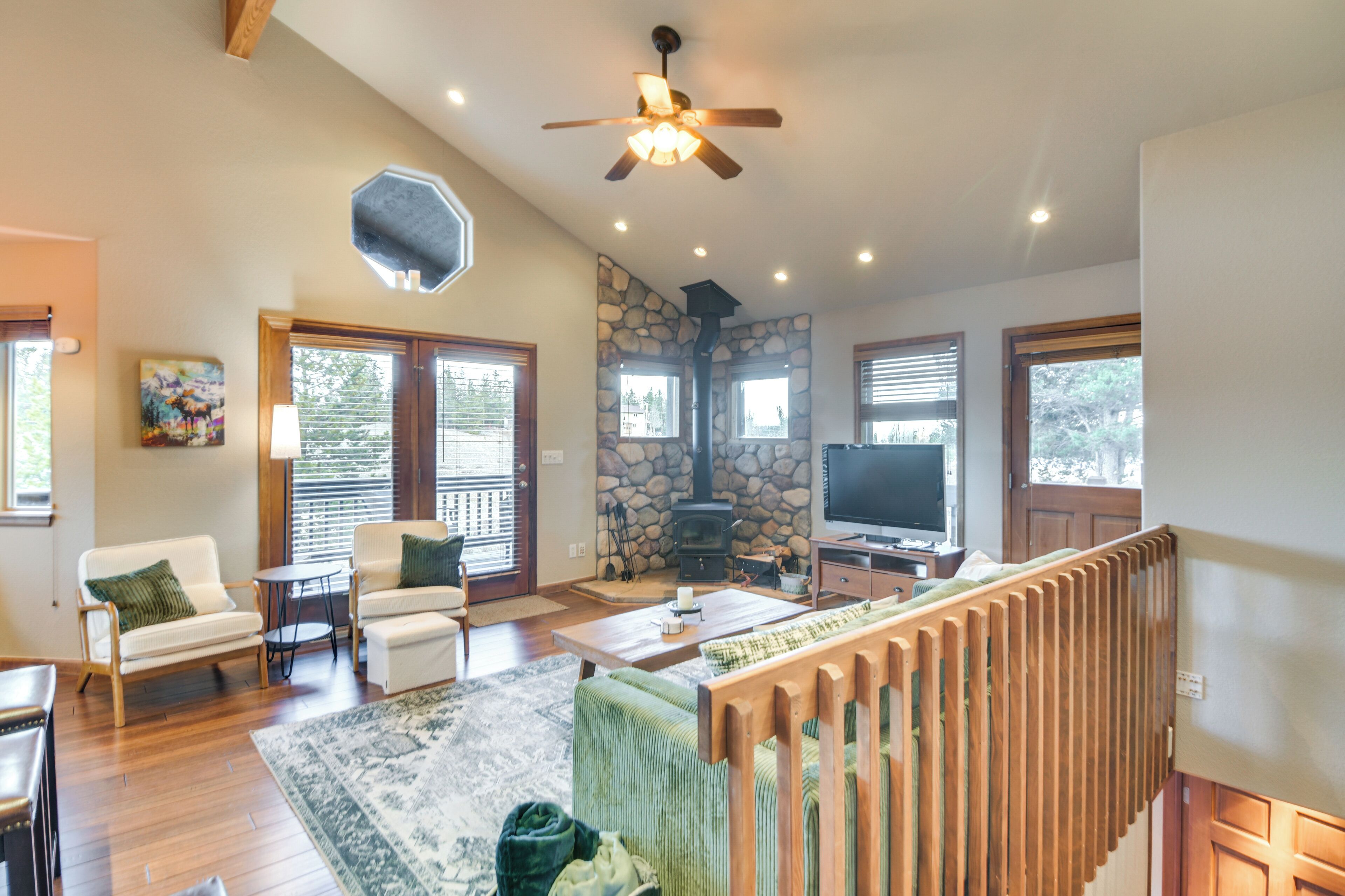 Deck + Mountain Views: Fairplay Family Escape! - Alma, CO