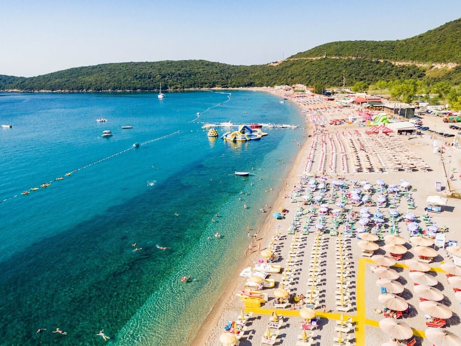 Vista para a praia ou o mar