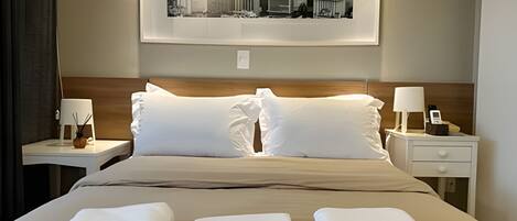 Apartamento | Roupa de alta qualidade, edredões de penas, Wi-fi grátis