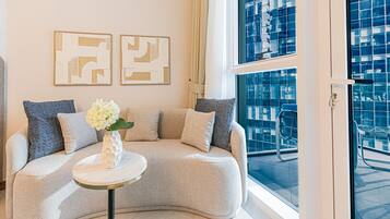 Apartamento, varanda, vista para o lago | Wi-fi grátis