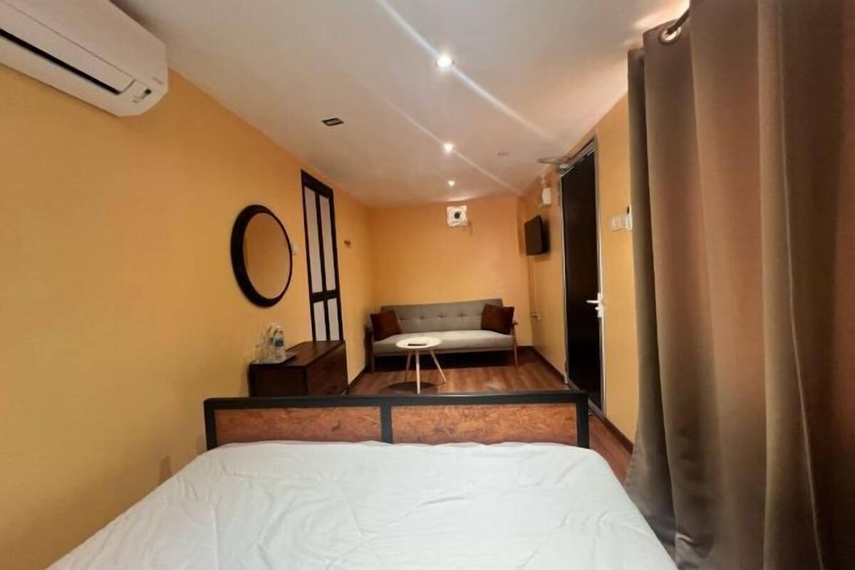 1 quarto, Wi-Fi de cortesia, roupa de cama