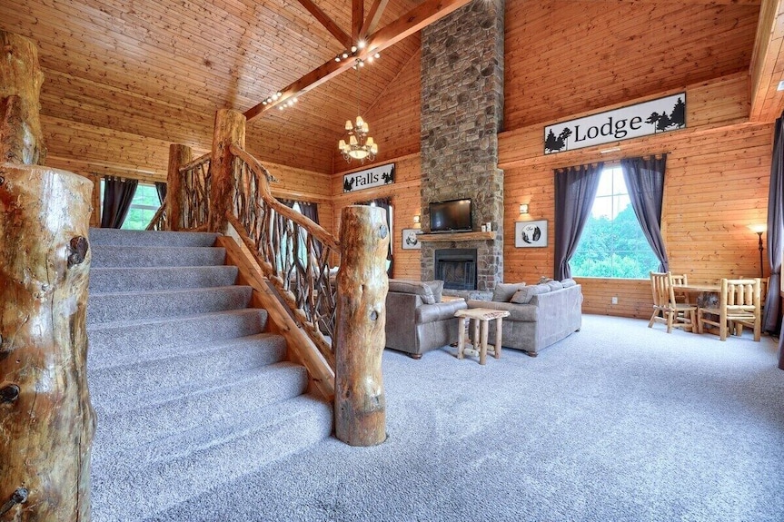 Cabine-salle De Bain Privée-falls Lodge - Ohio