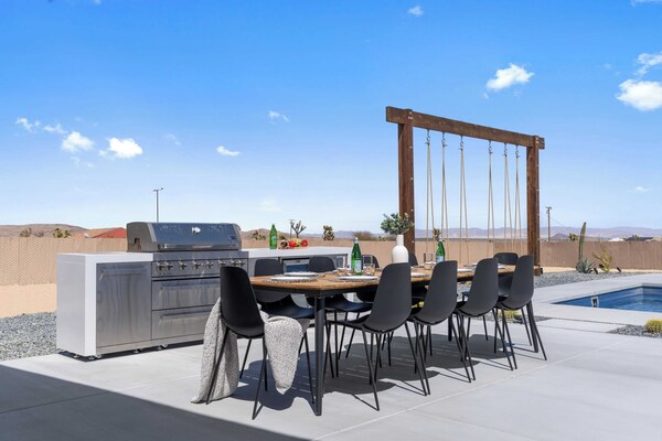 Bocce, Pool+spa, Game Room, Firepit Modern Oasis Yucca Haven By Avantstay - Joshua Tree National Park