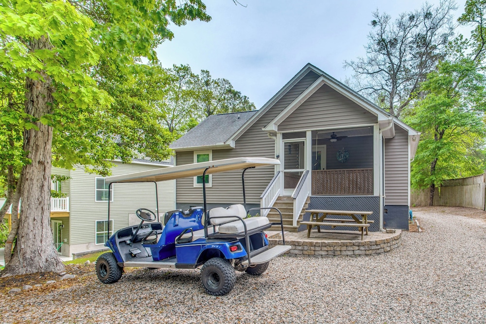 Golf Cart Included: Little River Cottage W/ Deck! - Sunset Beach, NC