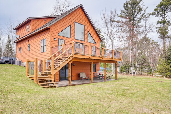 Pet Friendly Lake House: Waterfront W/ Boat Dock - Eagle River, WI