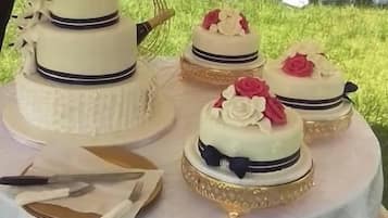 Espaço exterior para banquetes