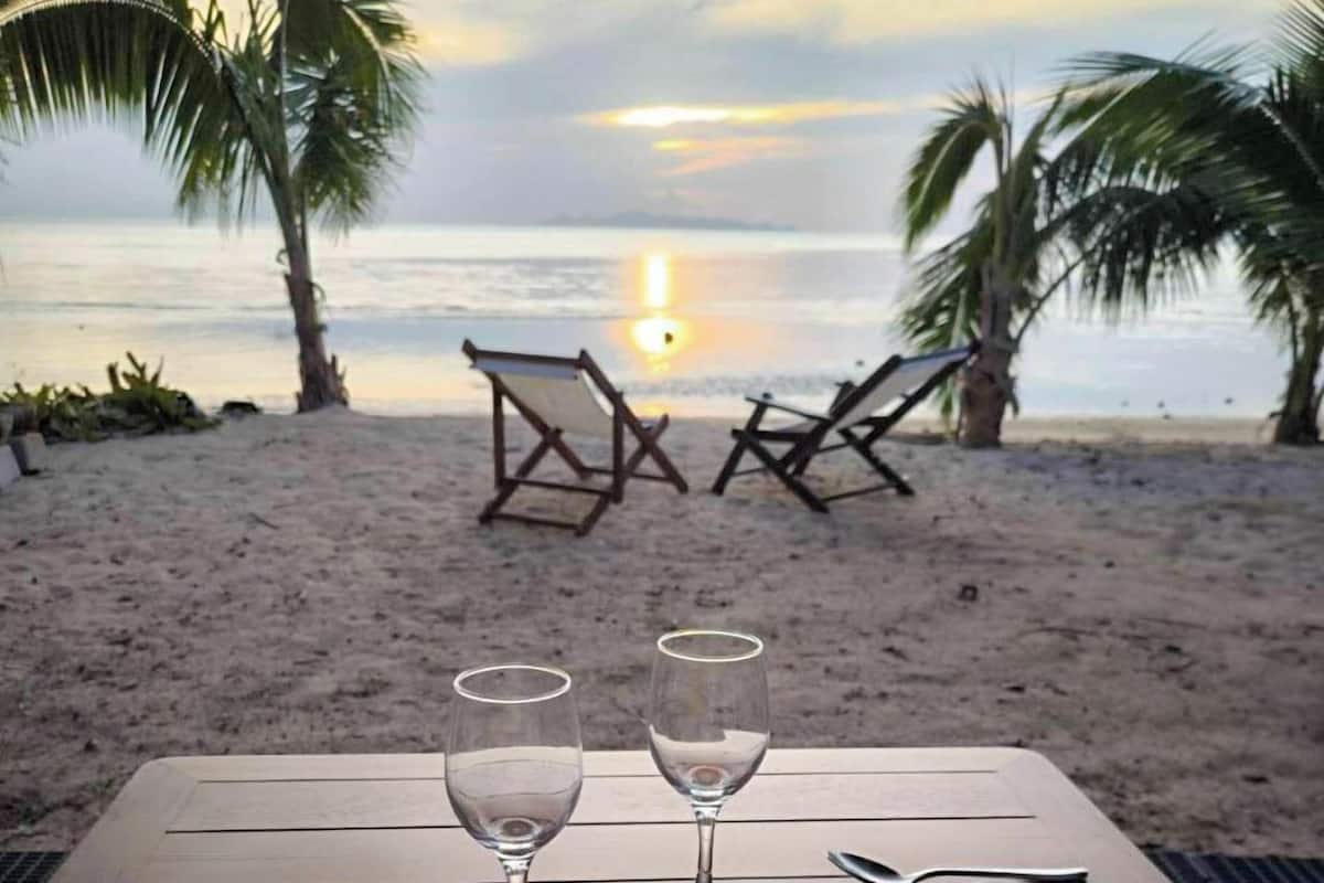 Villa Standard, 1 quarto, vista para o mar, em frente à praia | Vista para a praia ou o mar