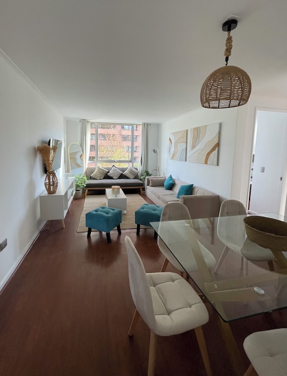\Nmodern 2d 2b Apt Wi-fi, Parking, Fully Equipped Metro Manquehue -Las Condes - Las Condes